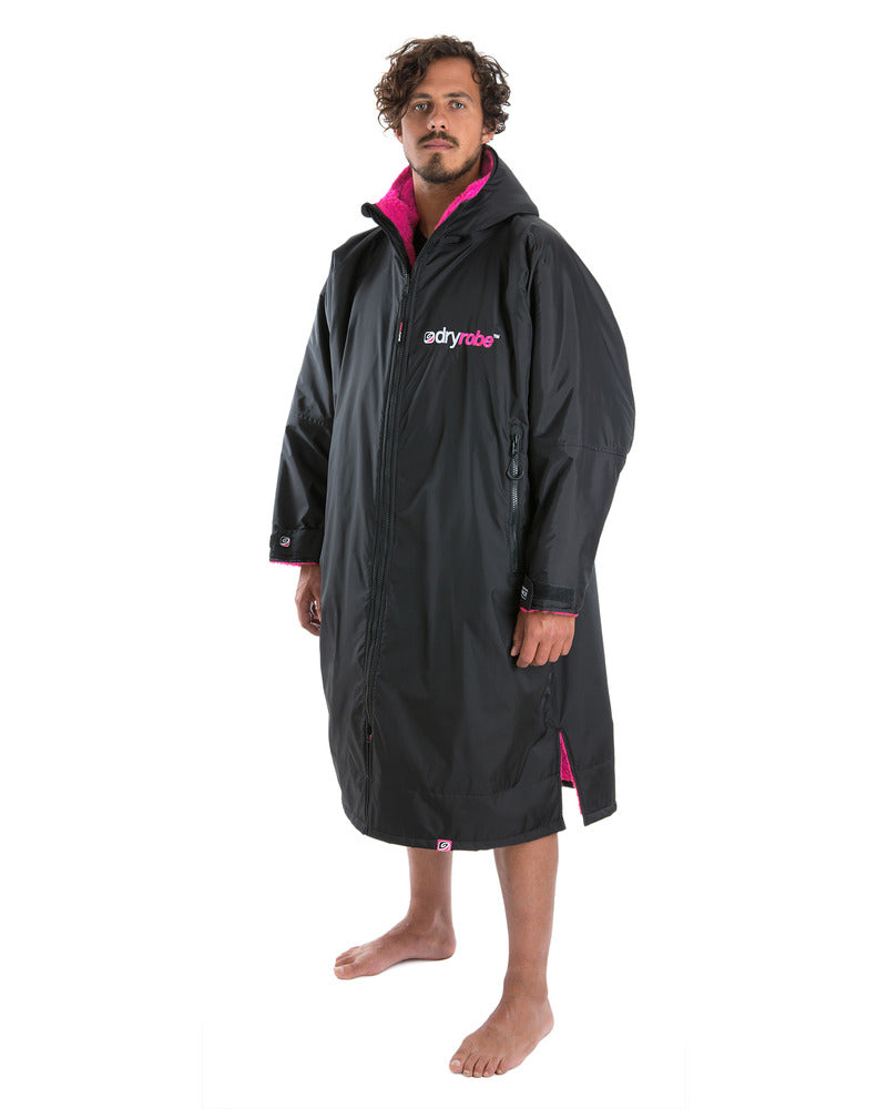 Dryrobe Advance Long Sleeve - Black/Pink – Salcombe Boatstore